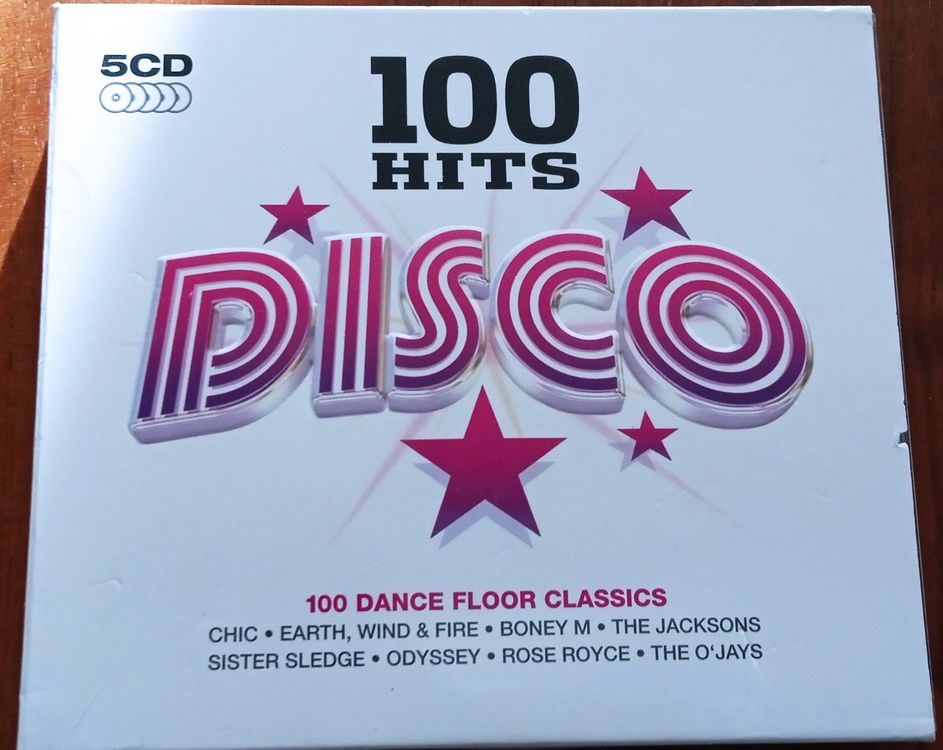 5CD Box 100 Hits Disco Klassiker Earth Wind Fire Boney M. (Gebraucht) in Zillis für CHF 15 – nur ...