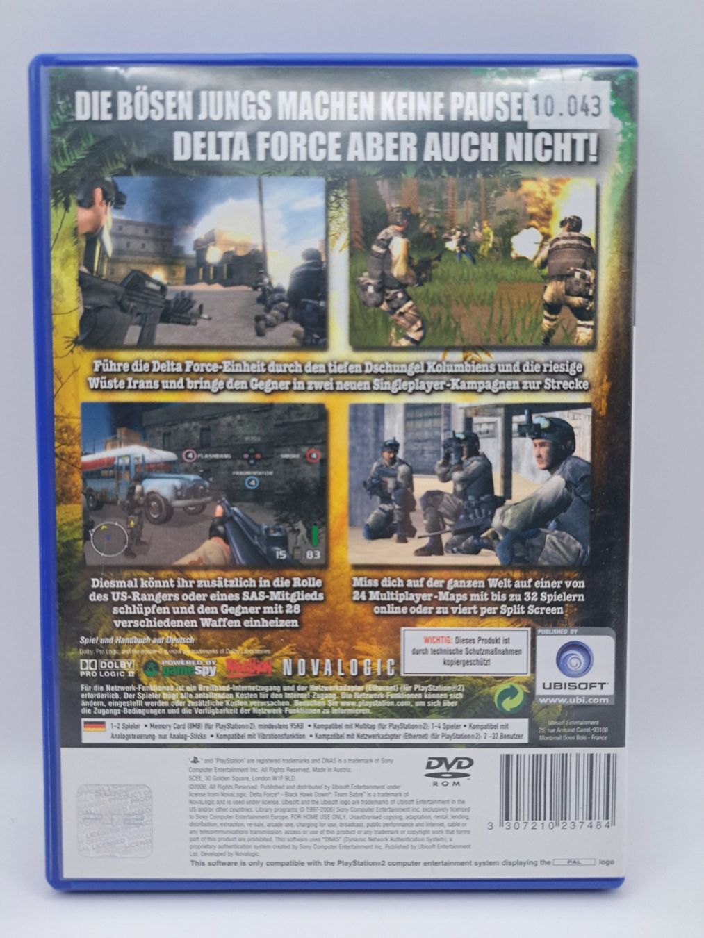 Delta Force: Black Hawk Down Team Sabre (Playstation 2/PS2) (Gebraucht) in Balgach für CHF 4.5 ...