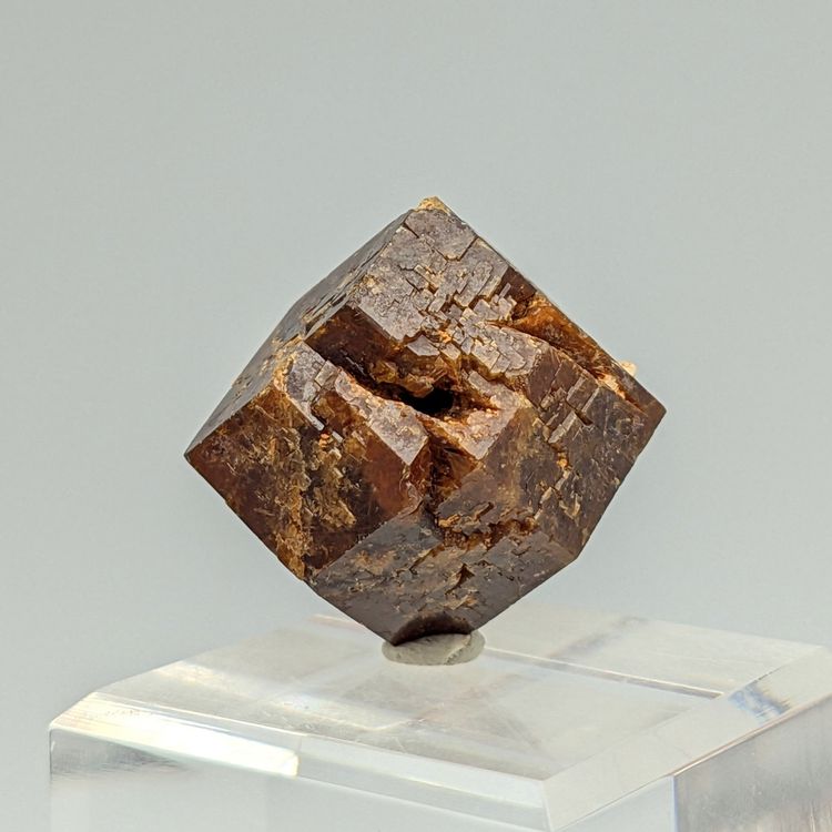 Geode aus GROSSULAR, GRÜNER GRANAT mit Muskovit, Mali (Nuovo (secondo ...