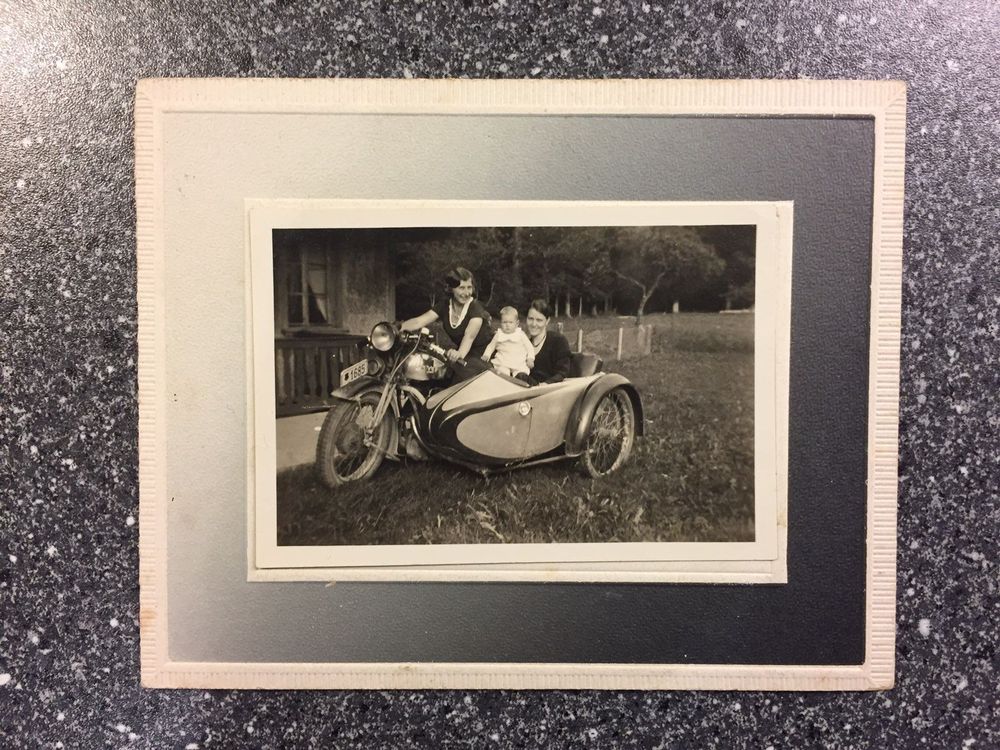 Ak Foto Oldtimer Motorrad Töff B.S.A | Kaufen auf Ricardo