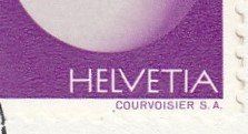 405.2. Pf. Violetter Punkt links unter dem C von Courvoisier (Gebraucht ...