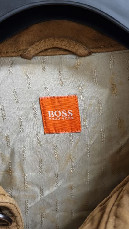 vintage leather jacket Hugo Boss | Kaufen auf Ricardo