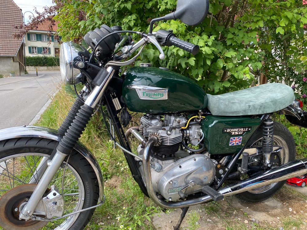 Triumph Bonneville 750 T140E 1981 frisch ab Veteran (Gebraucht) in ...
