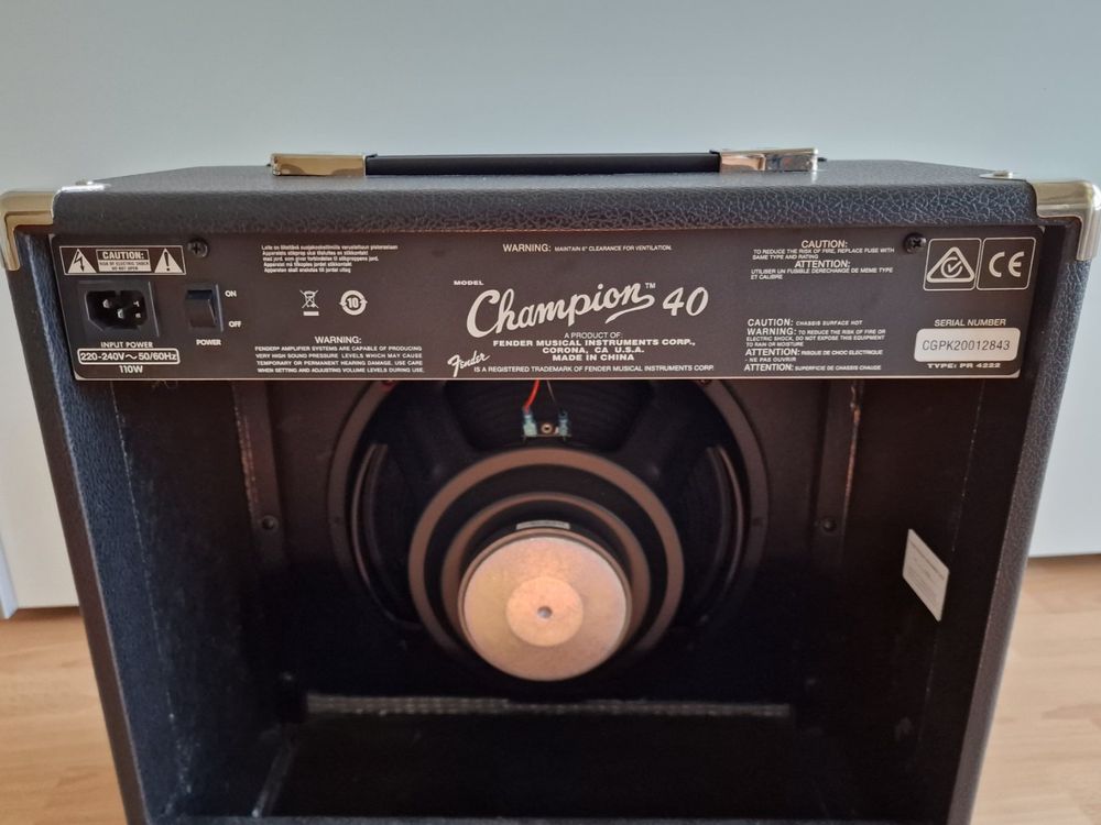 Fender Champion 40 | Kaufen auf Ricardo