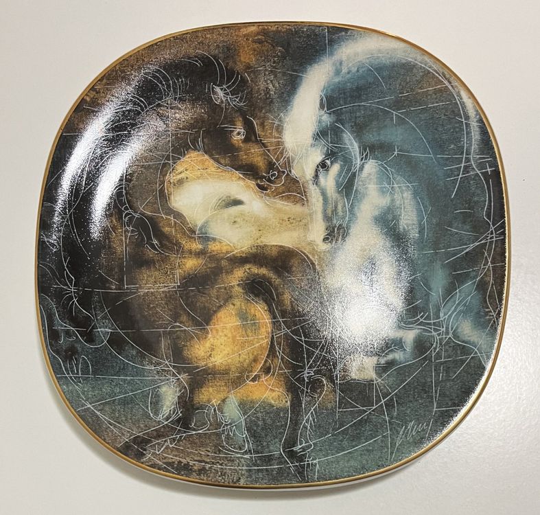 Rosenthal Porzellan Sammelteller Hans Erni Kunst Art Schweiz (Gebraucht) in Wangen b. Olten für ...