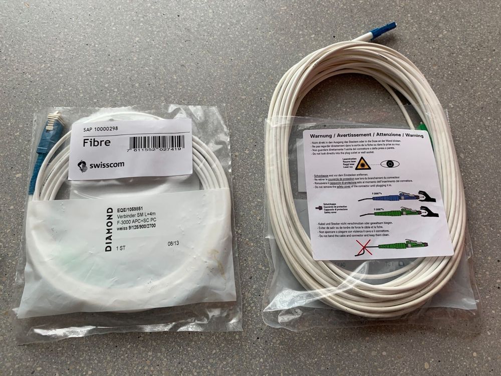 Swisscom Internet-Box mit Glasfaser-Kit (Gebraucht) in Bern für CHF 5 ...