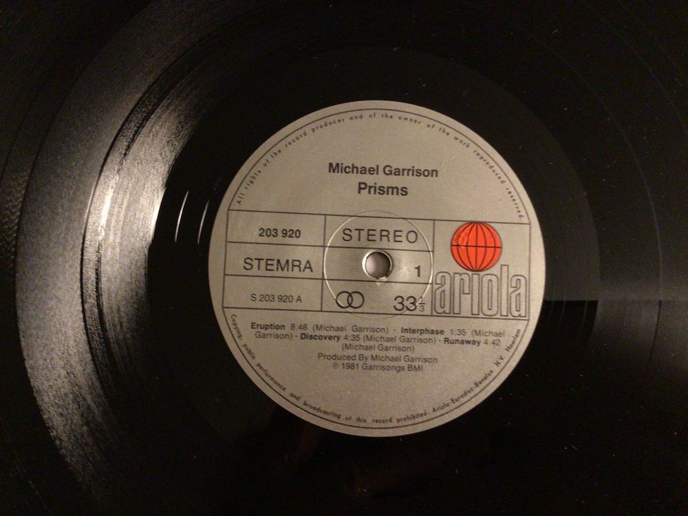 MICHAEL GARRISON, Prisms, LP, 1981 (Gebraucht) in Steinach für CHF 8 – mit Lieferung auf Ricardo ...