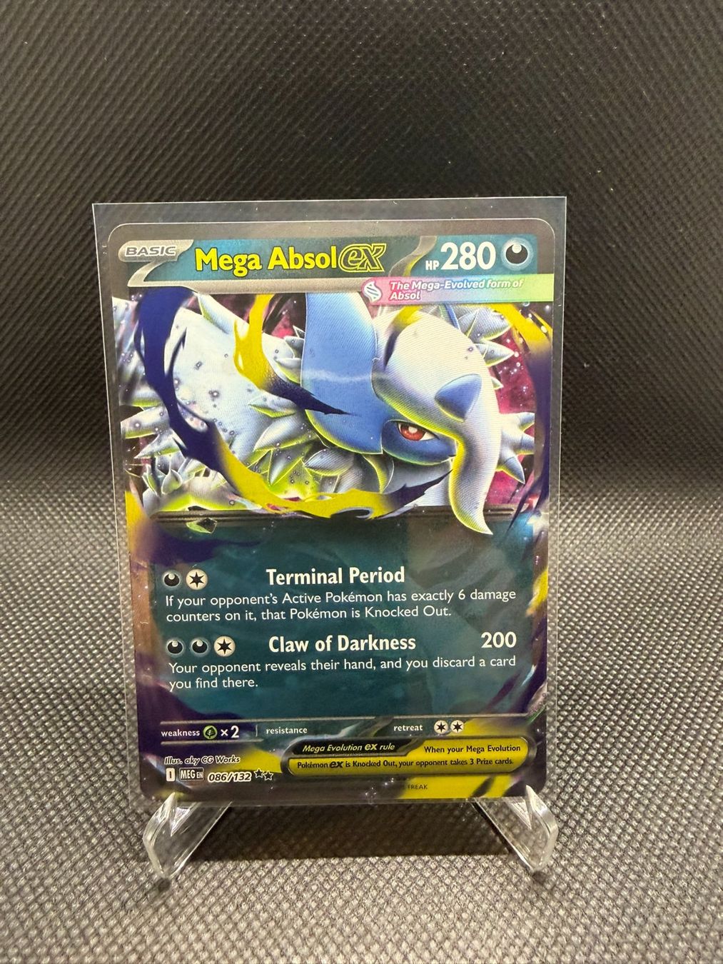 Pokemon Mega Evolution Mega Absol ex 086/132 (Gebraucht) in Horn für ...