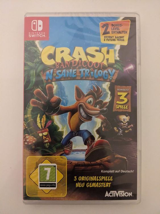 Nintendo Switch - Crash Bandicoot N. Sane Trilogy ( OVP ) | Kaufen auf ...