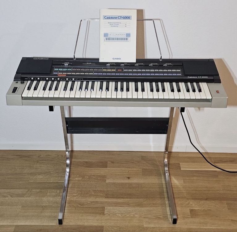 Vintage Casio CT-6000 Keyboard mit Ständer - Rarität! (Gebraucht) in ...