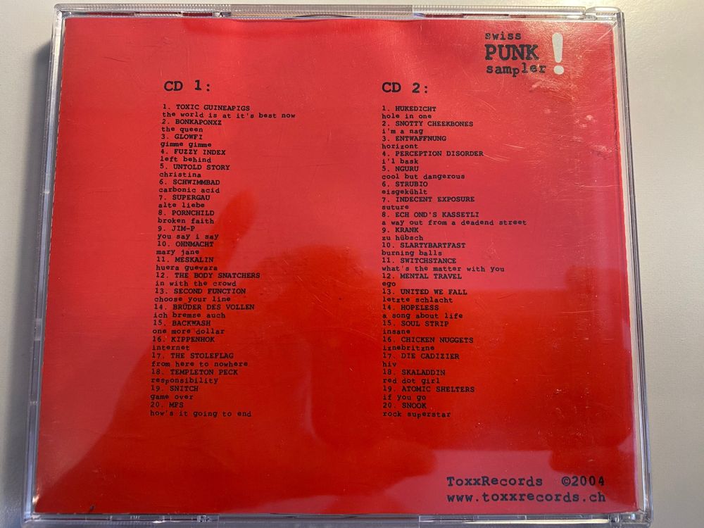Swiss Punk Sampler - 2 CD (Gebraucht) in Hölstein für CHF 10 – mit Lieferung auf Ricardo kaufen