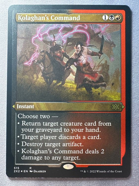 Kolaghan’s Command ETCHED FOIL 515 Double Masters 2022 (Neu (gemäss ...