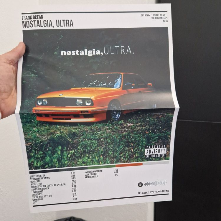 Frank Ocean - Nostalgia, ULTRA - NEW REISSUE | Kaufen auf Ricardo