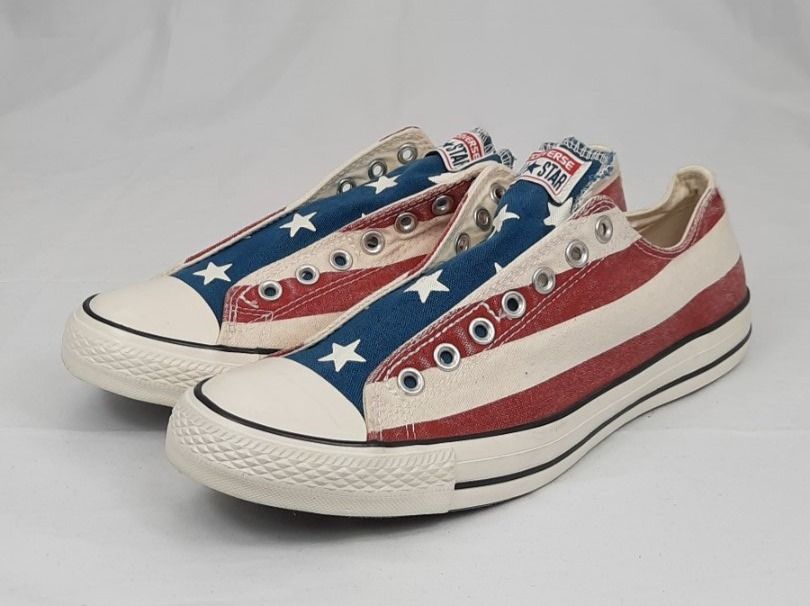 CONVERSE All Star America Stars 'n Stripes vintage Gr. 45 (Neu und ...