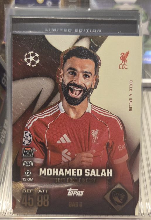 Topps Match attax extra 25 26 Salah Bab 6 (Neu (gemäss Beschreibung ...