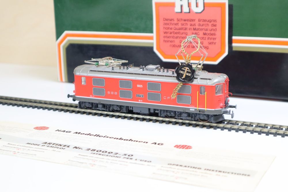 HAG SBB Re 4/4 E-Lok "Rot" Nr. 237 - Digital AC | Kaufen auf Ricardo