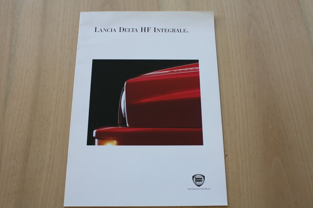 Lancia HF Integrale Prospekt 1993 (Gebraucht) in Wikon für CHF 24 – mit ...