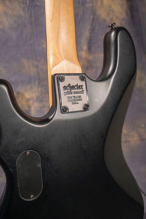 Bass Schecter Diamond-P Custom-4 Active EMG, Satin Black (Gebraucht) in ...