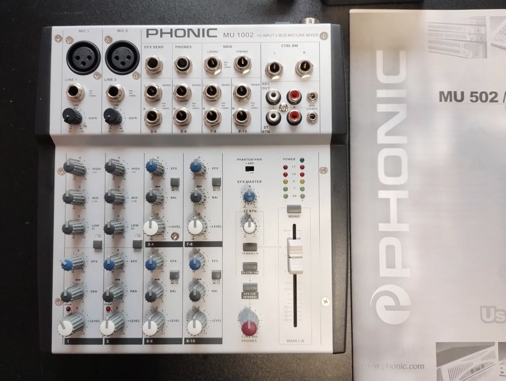 Mischpult Phonic MU1002 (Neu (gemäss Beschreibung)) in Obergösgen für ...