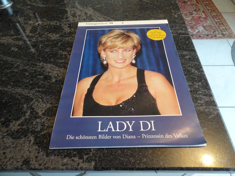 Kalender Lady Di 1998 -Georgi Rarität - Diana Prinzessin (Gebraucht) in ...