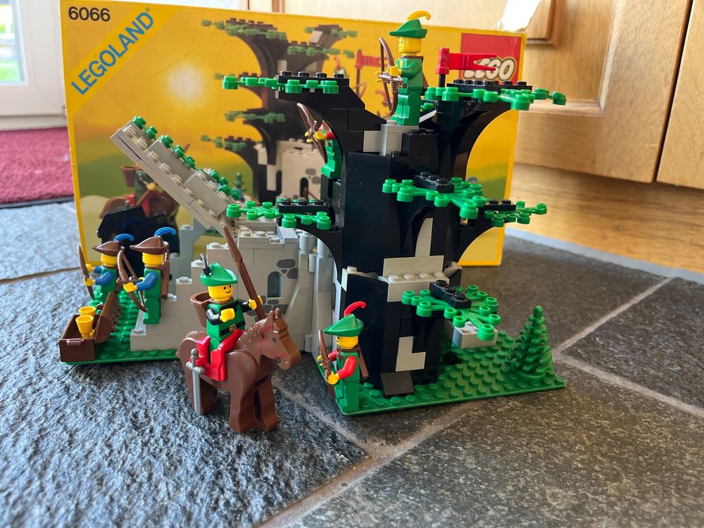 LEGO 6066 Camouflaged Outpost 1988 Forestmen Robin Hood OVP (Gebraucht ...