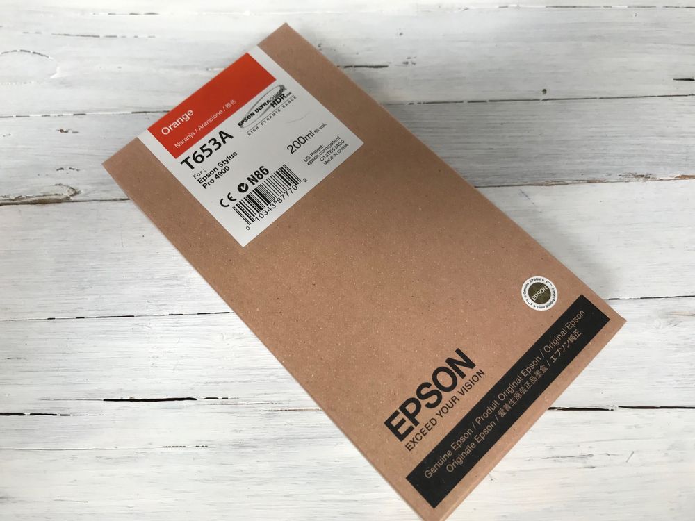 Epson Tinte T653A ORANGE für Stylus Pro 4900 | Kaufen auf Ricardo