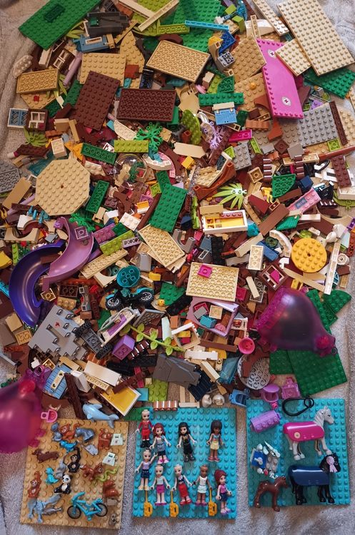 Lego Friends ca. 2,2 Kilo mit Figuren, Tiere usw. | Kaufen auf Ricardo