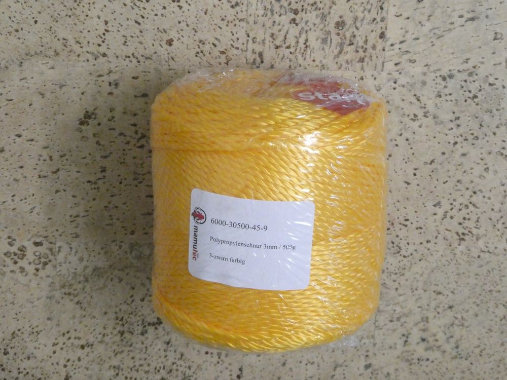 Mamutec Polypropylenschnur 3 mm 500g, Allzweckschnur | Kaufen auf Ricardo