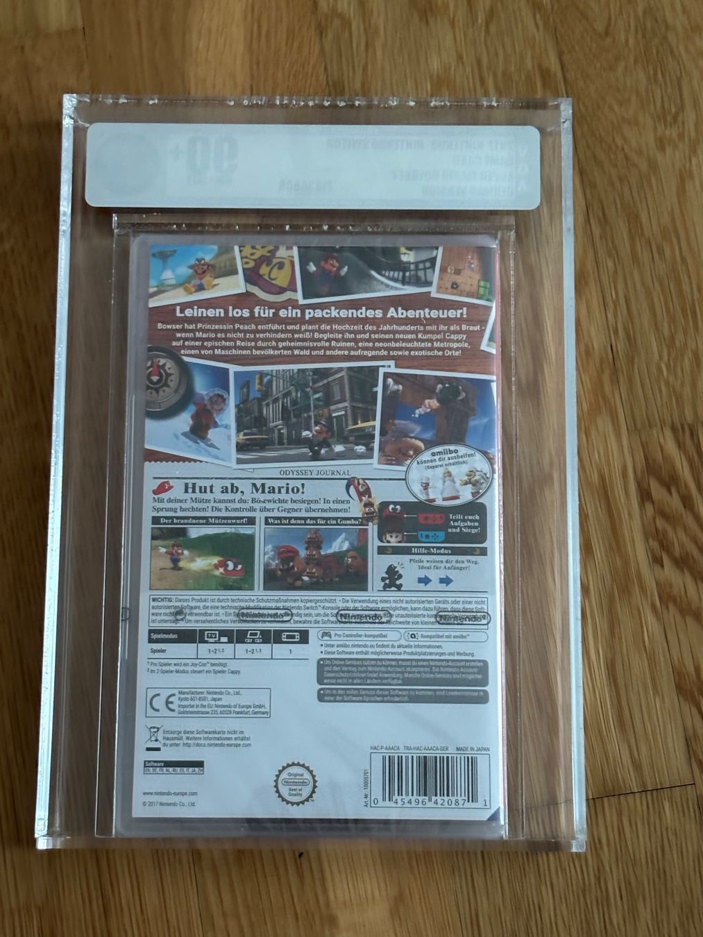 Super Mario Odyssey Switch, VGA 90+ German Version (Neu und ...