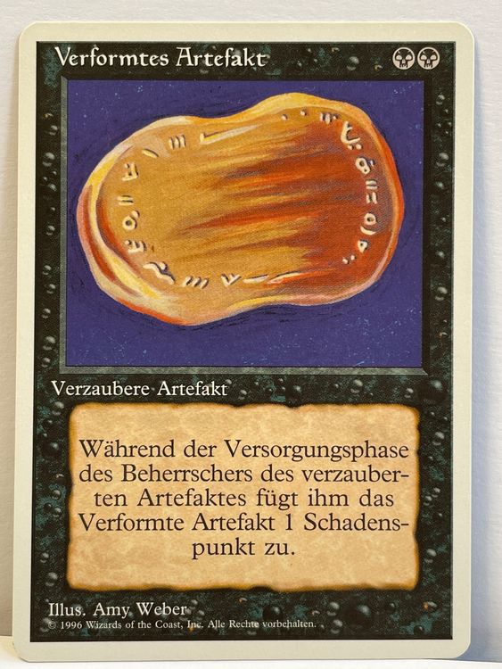 Magic The Gathering - Verformtes Artefakt (Gebraucht) in Reinach BL für ...