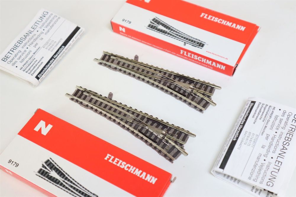 Fleischmann 2 x Weiche - Fabrikneu 9179 (Neu (gemäss Beschreibung)) in ...