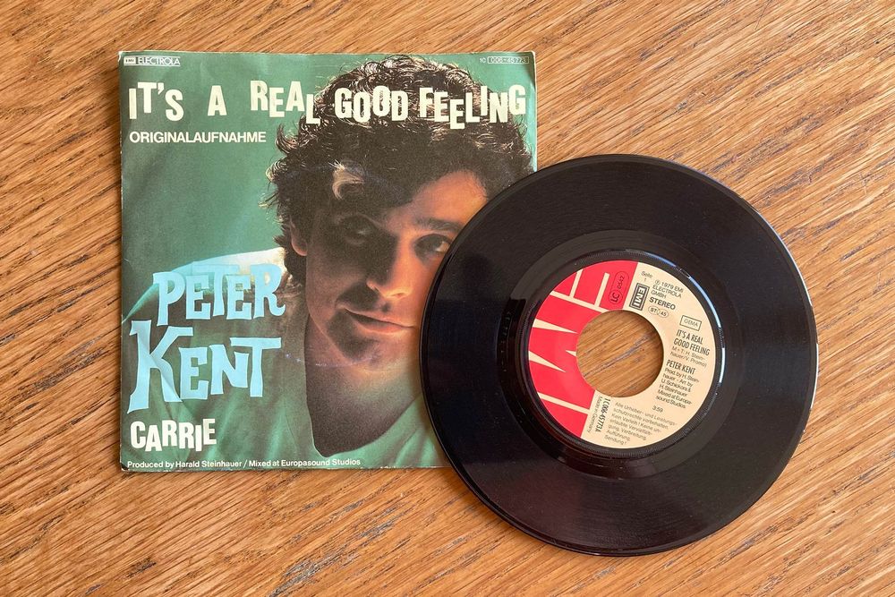 Platte (Single): Peter Kent – It's A Real Good Feeling (Gebraucht) in ...