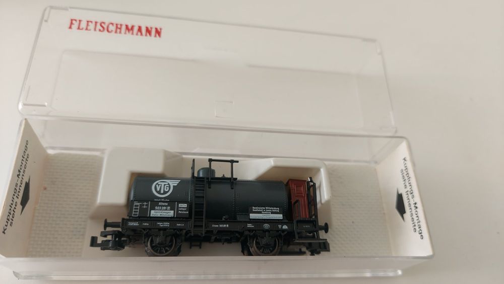 Fleischmann piccolo 8884K Kesselwagen mit Bremserhaus | Kaufen auf Ricardo