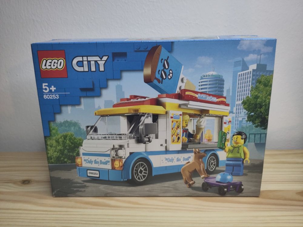 City Eiswagen Ice Cream Truck 60253 LEGO Neu (Neu und originalverpackt ...