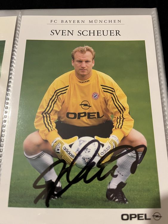 Sven Scheuer signierte Autogrammkarte Bayern München (Gebraucht) in ...