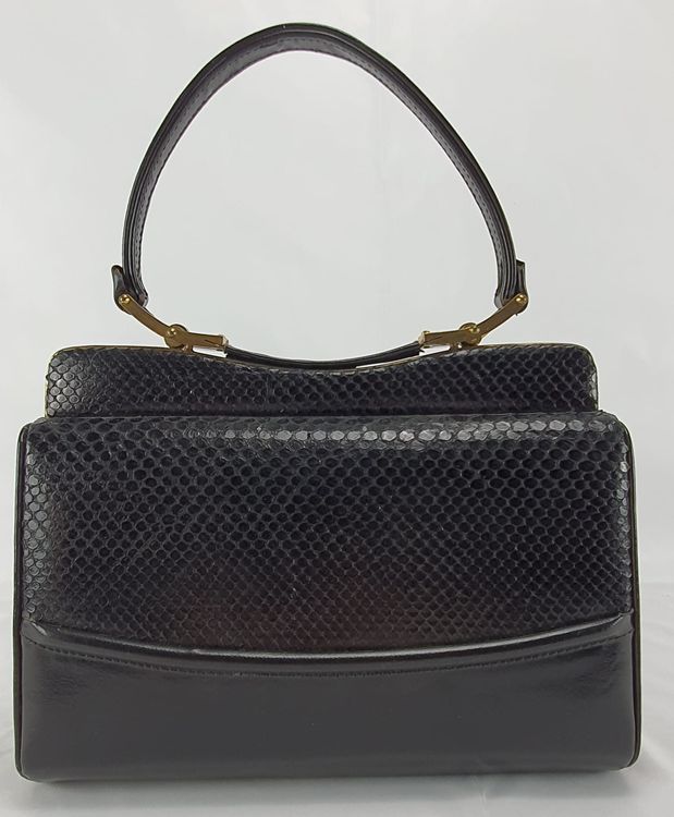 Handtasche Leder/Schlangen Leder | Kaufen auf Ricardo