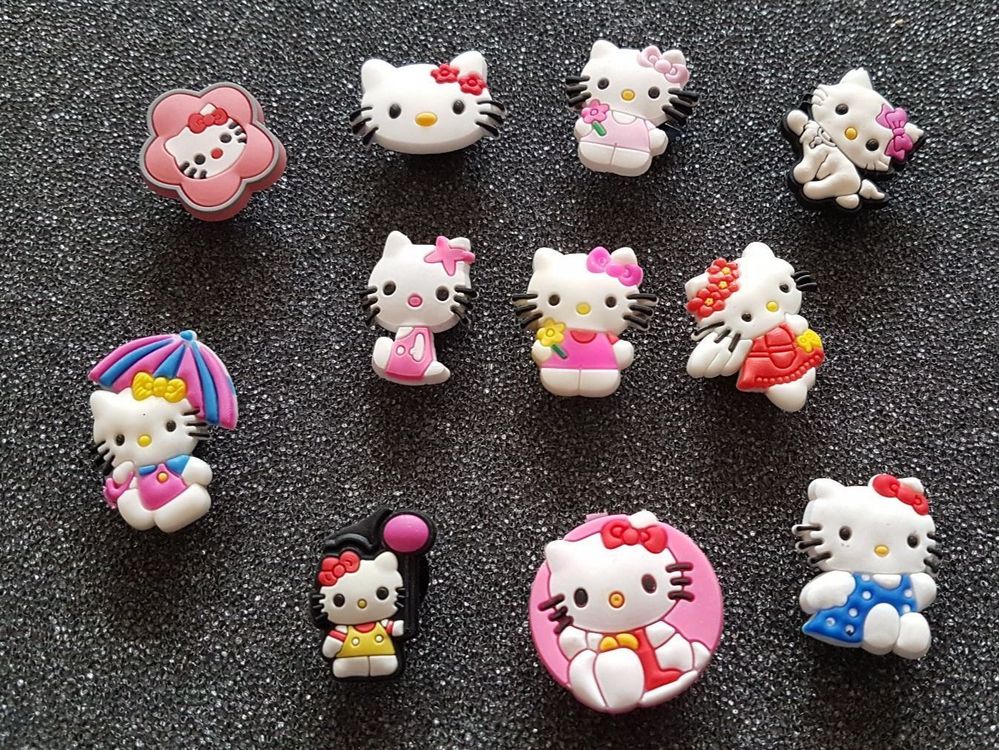 Hello Kitty: 11pcs shoecharms jibbitz | Kaufen auf Ricardo