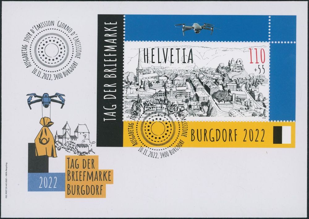 2022 - Tag Briefmarke - Block - FDC ET | Kaufen auf Ricardo