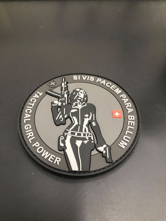 Patch Tactical Girl Power PVC Klett | Kaufen auf Ricardo