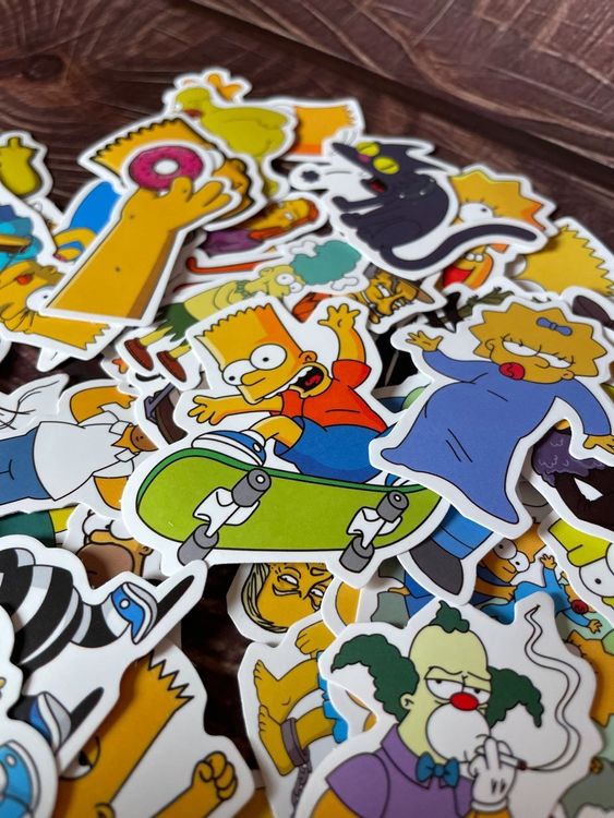 50x Die Simpsons Sticker / Aufkleber | Kaufen auf Ricardo