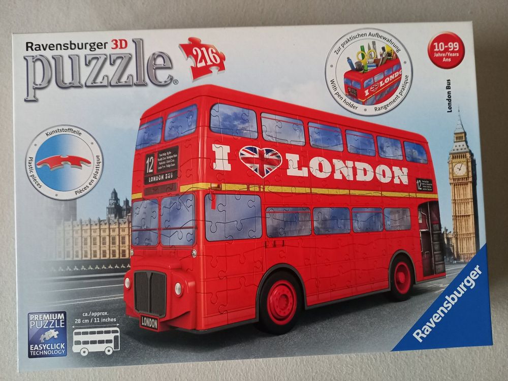 3D Puzzle London Bus Ravensburger | Kaufen auf Ricardo