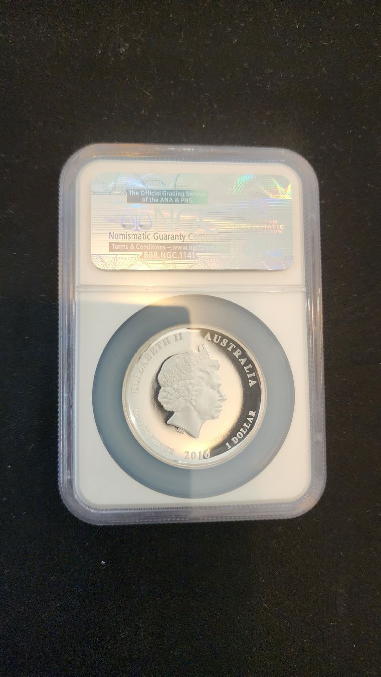 Lunar Monkey 2016 1 oz Silver PF69 HR First 500 (Neu (gemäss ...