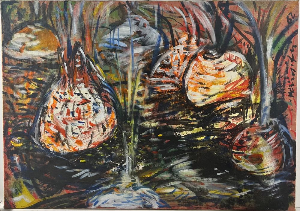 80. er Jahre Abstrakte Gemälde, Unl. Sig. (Gebraucht) in Root für CHF 19 – mit Lieferung auf ...