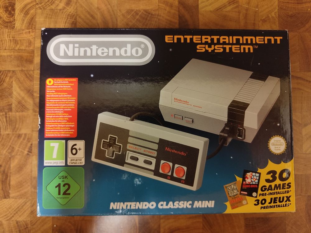 NES Nintendo Entertainment System Mini OVP ungeöffnet (Neu und originalverpackt) in Trachslau ...