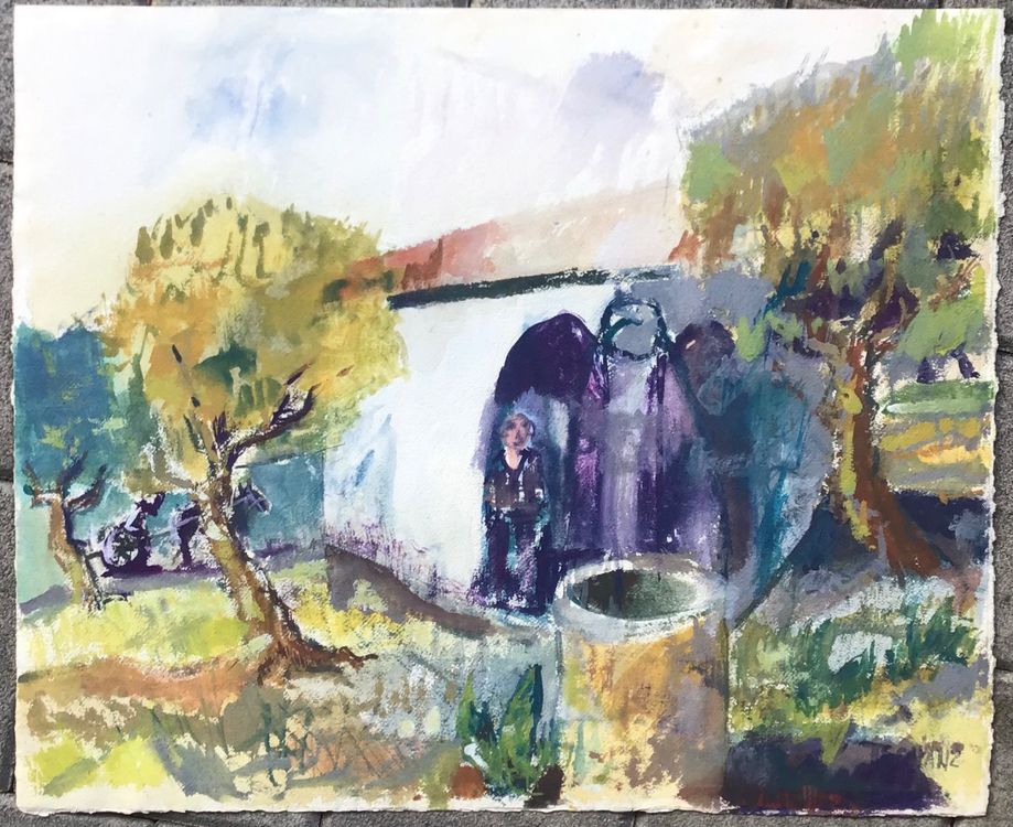 Grosse Gouache Mischtecknik von TSCHANZ (Gebraucht) in Root für CHF 15 – mit Lieferung auf ...