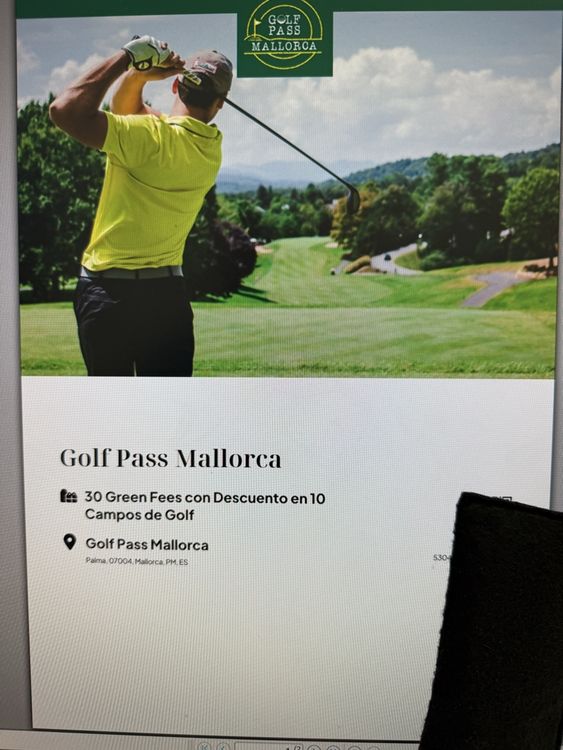 Golf Pass Mallorca 2025/2026 (Neu und originalverpackt) in Winterthur ...