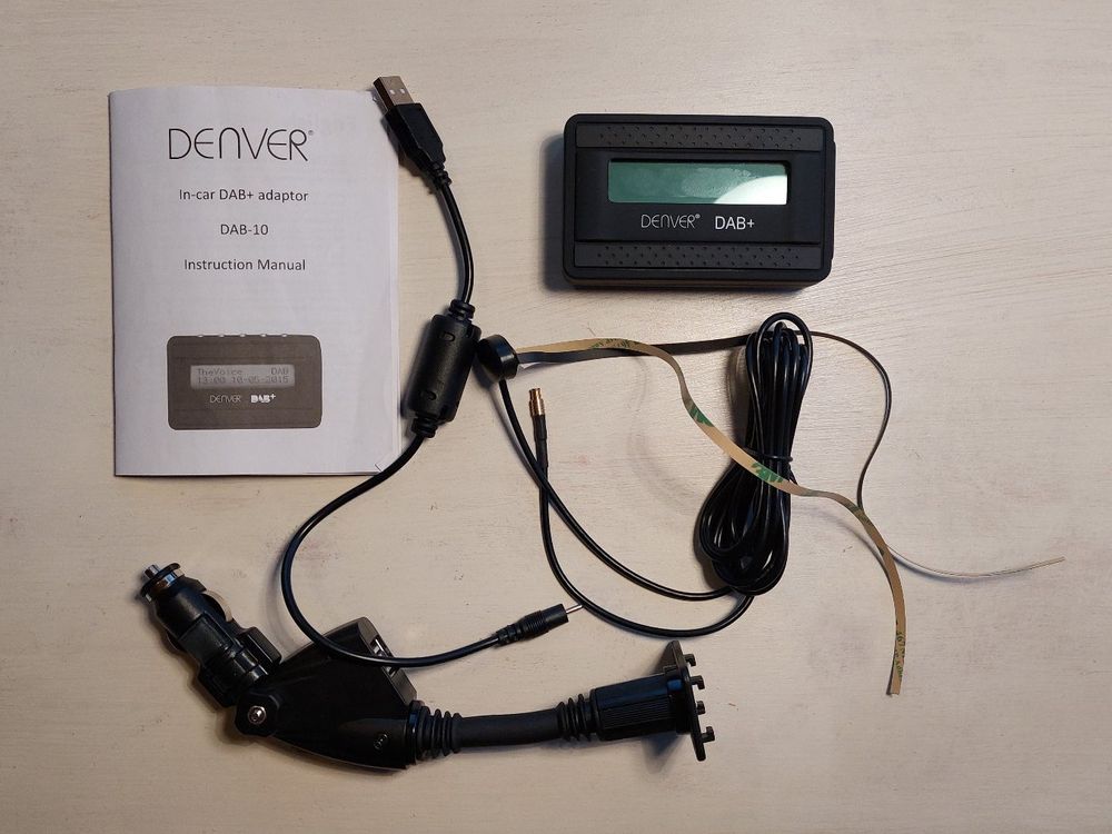 Denver DAB-10 In Car DAB+ Adapter | Kaufen auf Ricardo