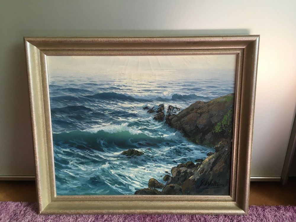 Welters Guglielmo Gemälde vom Meer (Gebraucht) in Bern für CHF 299 – mit Lieferung auf Ricardo ...