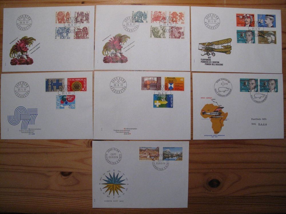 Schweiz FDC 1977 (Gebraucht) in Wil SG für CHF 1 – mit Lieferung auf Ricardo kaufen