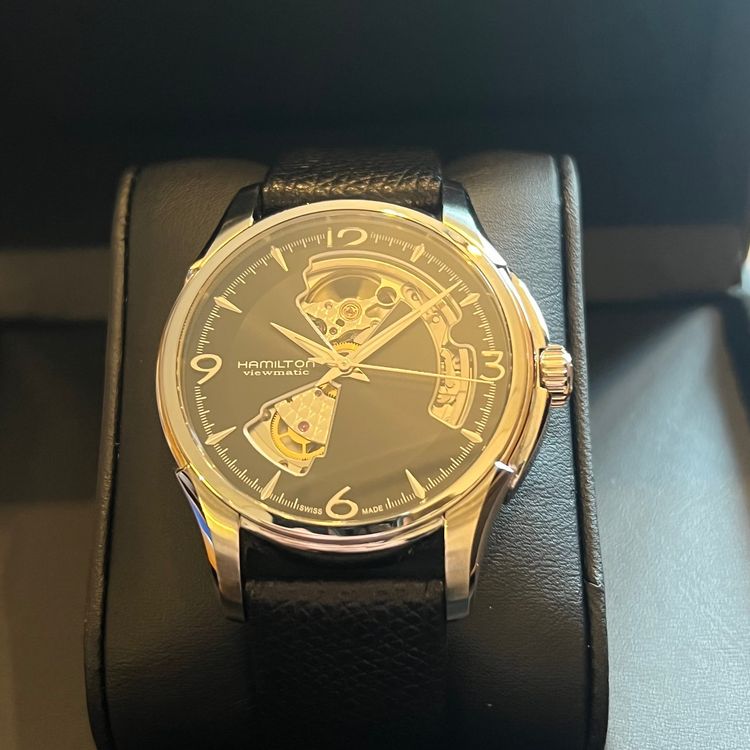 Hamilton Jazzmaster Open Heart Automatic Full Set H325651 (Gebraucht ...